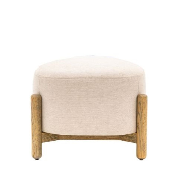 Tindon Footstool – Natural Yorkshire, UK | United Furnishings